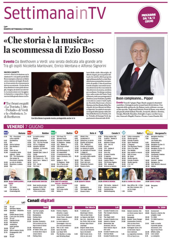 Tv Program Guide Publishing Creazioni Editoriali